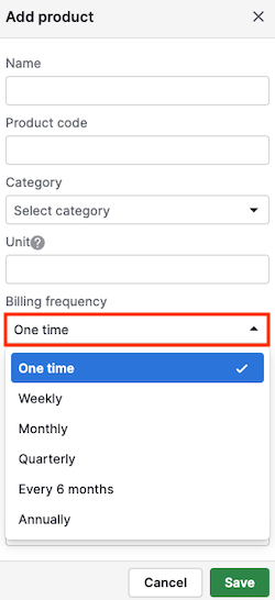 Recurring products - Knowledge Base | Pipedrive